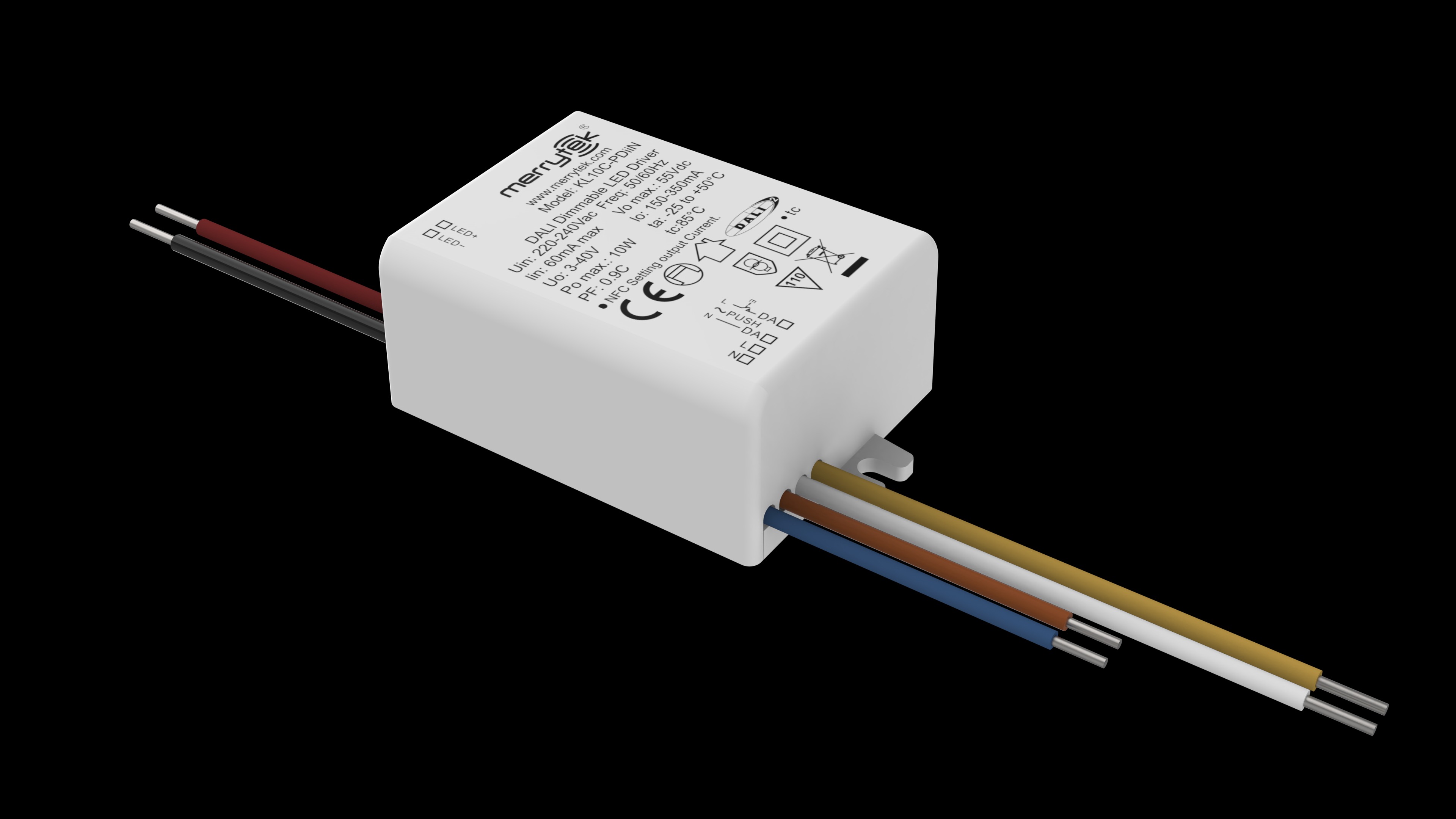 10W DALI2 DT6 150-350mA driver dimmable untuk lampu led dengan ...